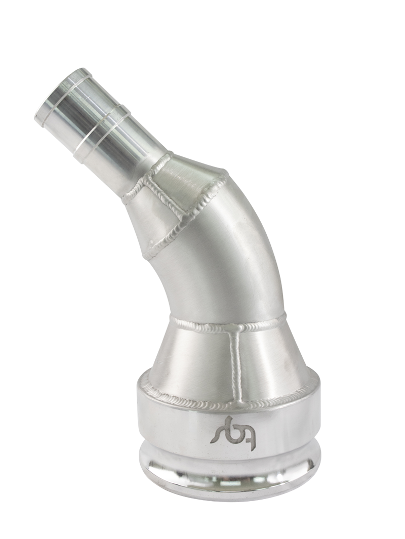 NuTube INVERSION HEAD 6" CAMLOCK ALU 45 BEND DN75 – NuFlow